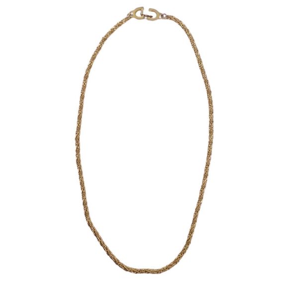 Dior | Jewelry | Christian Dior Necklace Chain Ladies Gold | Poshmark